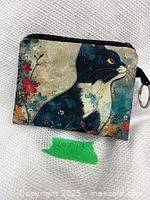 Cat coin purse with key ring | Maxsold