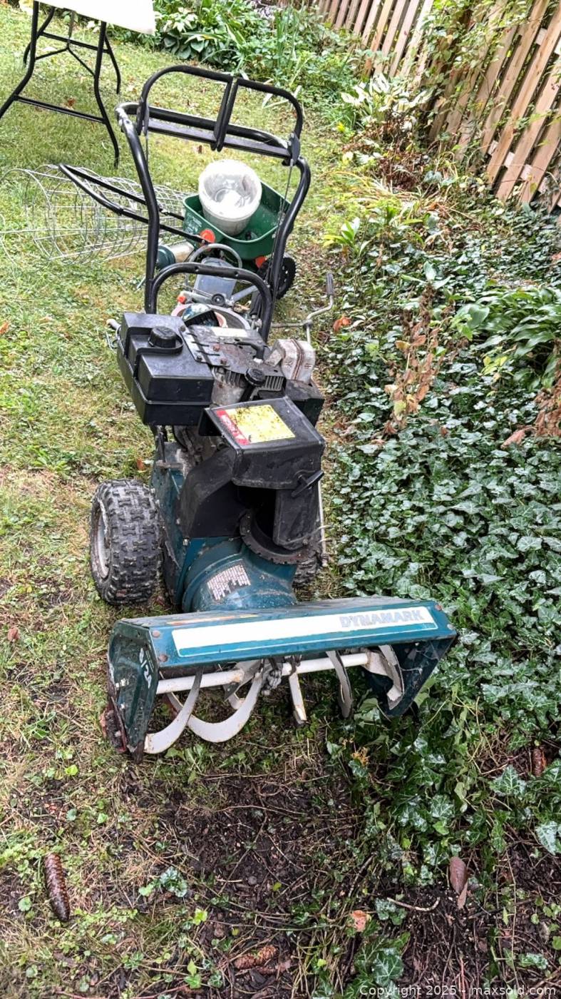 Dynamark 8/24 dual-stage snow blower | Maxsold