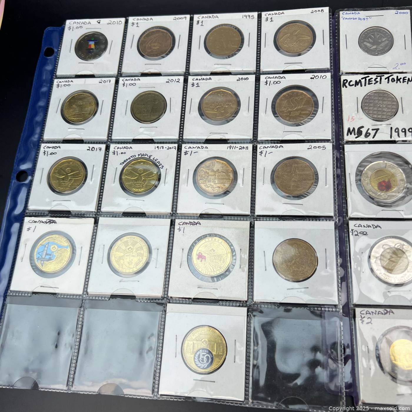 Canadian $1 and $2 Coin Collection | Maxsold