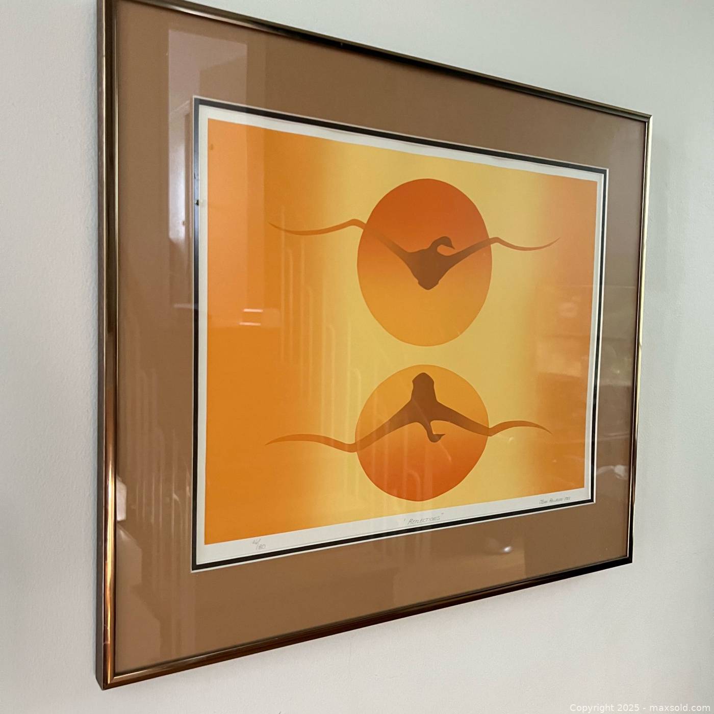 John Reuben signed numbered print Mirror Image | Maxsold
