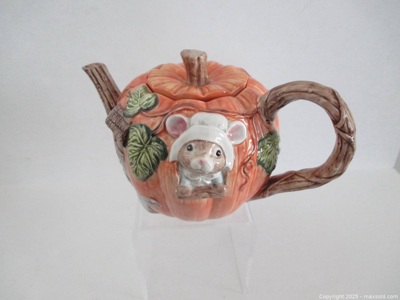 Fitz and Floyd figural ceramic teapot | Maxsold