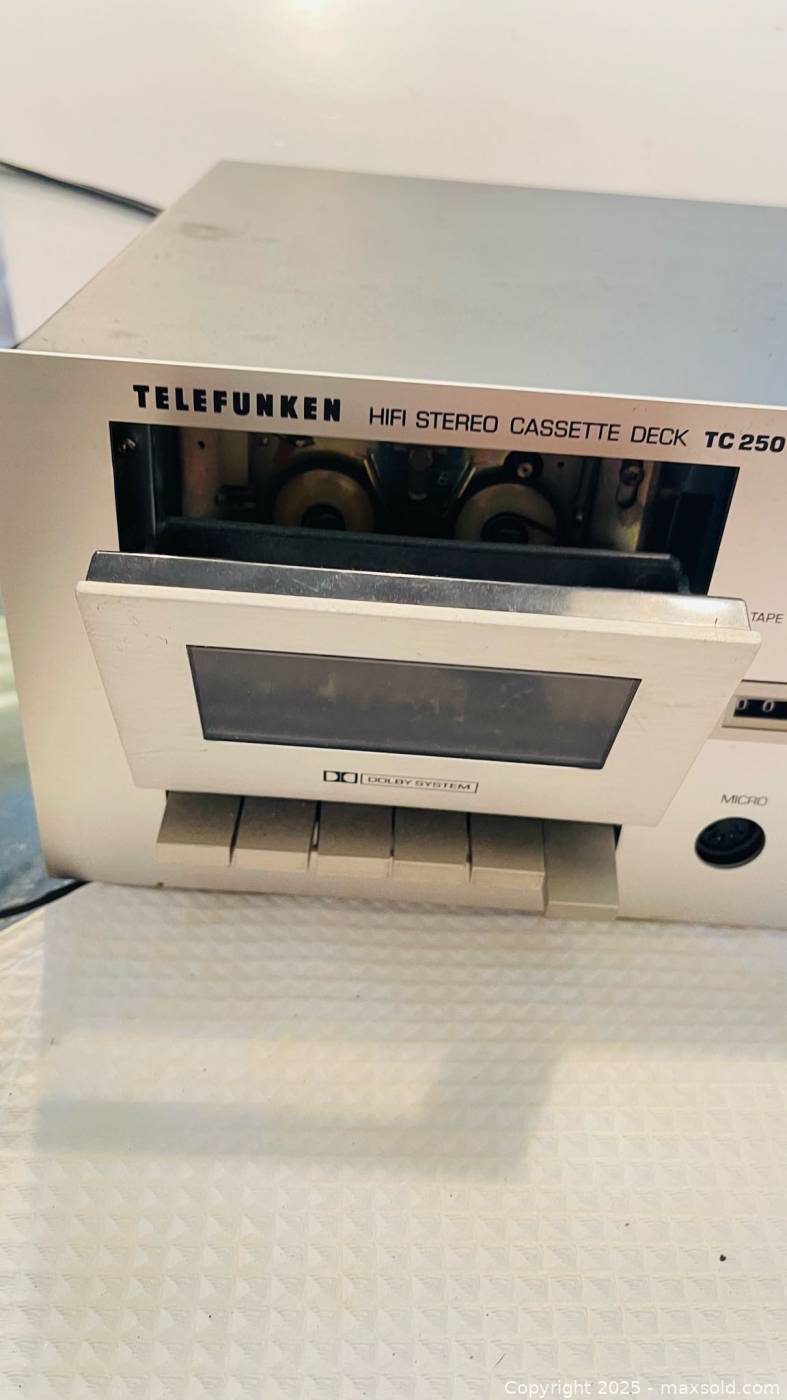 Telefunken HiFi Stereo Cassette Deck TC 250 | Maxsold