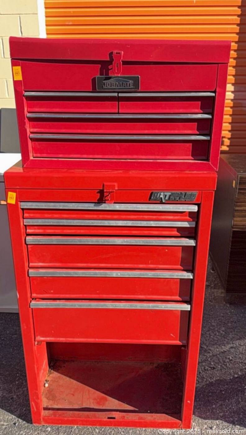 Jobmate top chest & Waterloo rolling cabinet | Maxsold