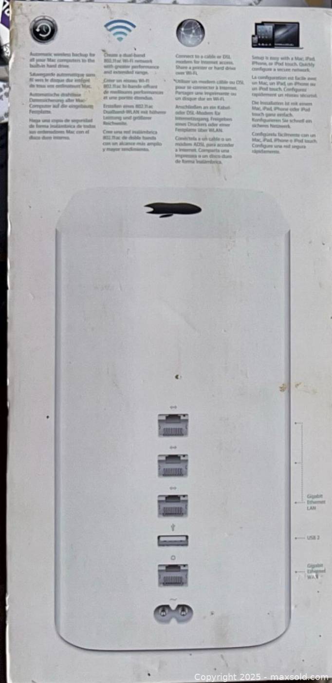 Apple AirPort Time Capsule 2TB | Maxsold