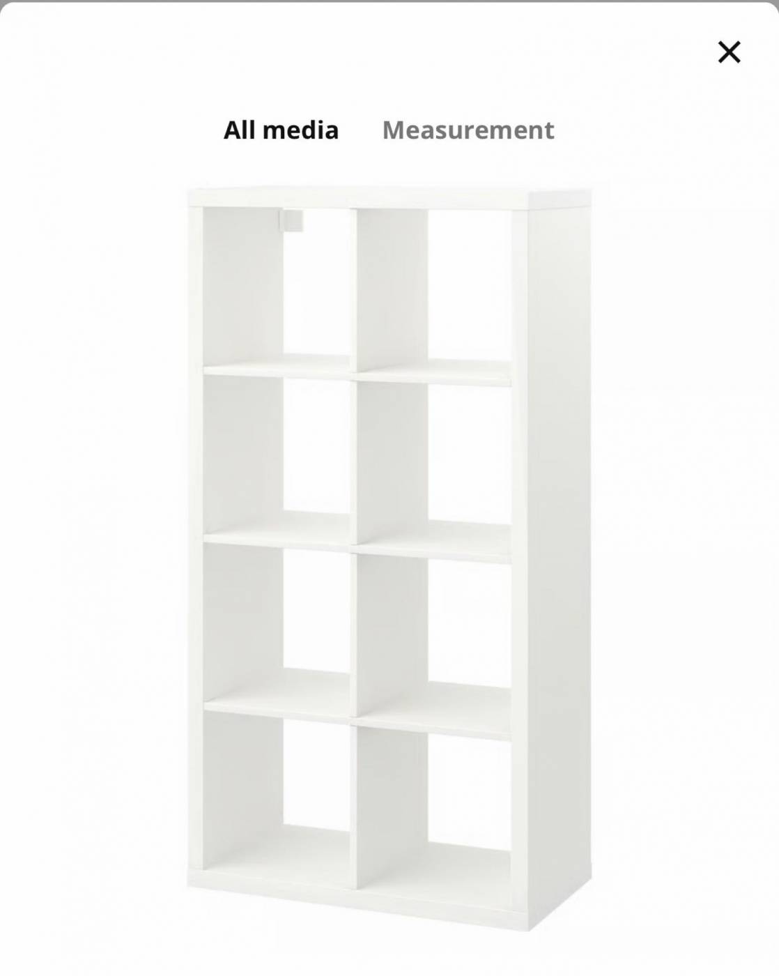 IKEA KALLAX 2x4 8-Cube Organizer | Maxsold