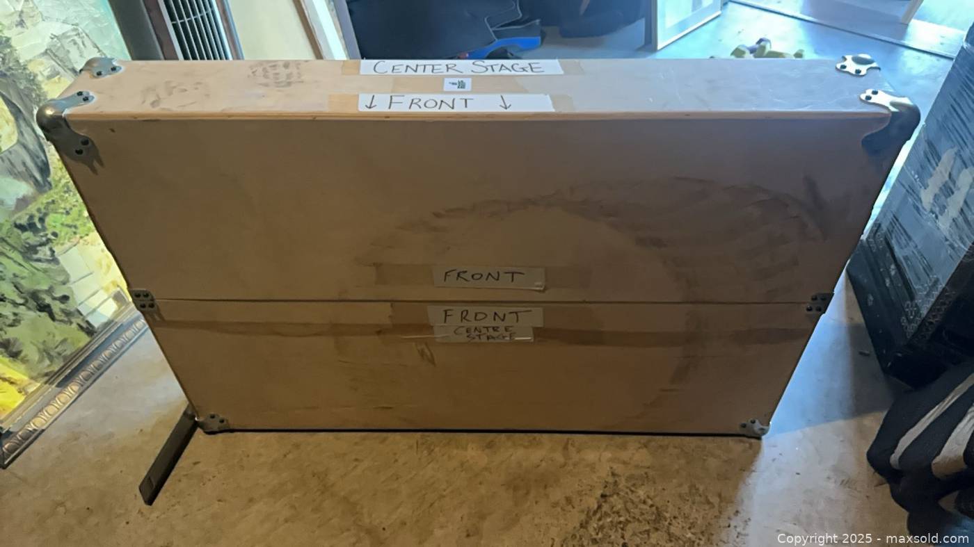 LG television in shipping crate | Maxsold