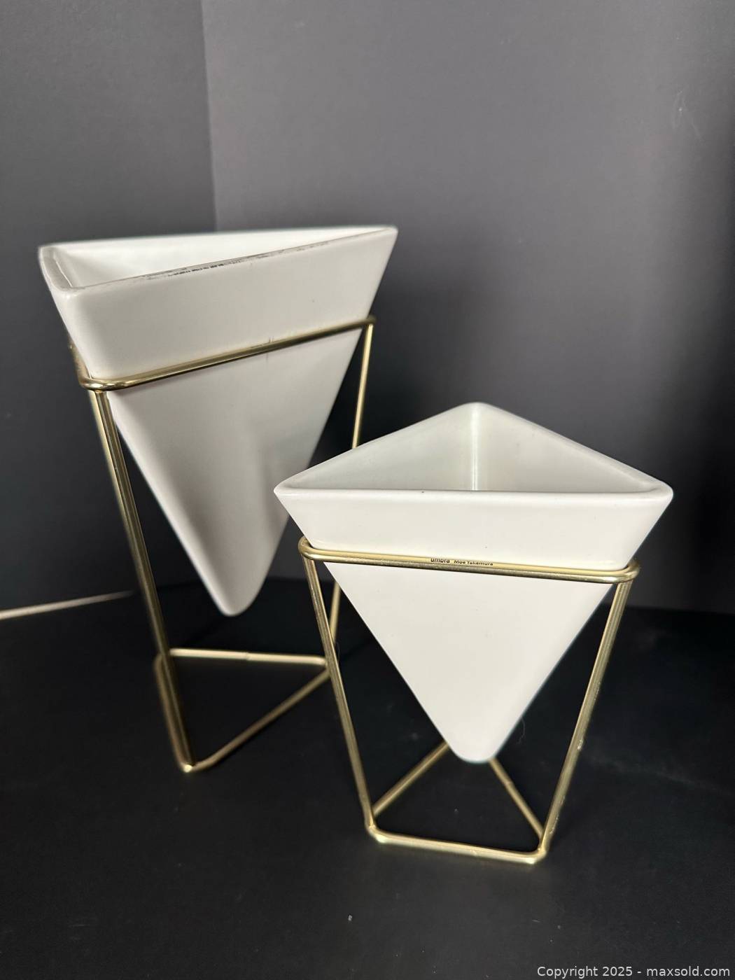 Umbra Prisma vessels & wall décor, Crate & Barrel candle holders | Maxsold