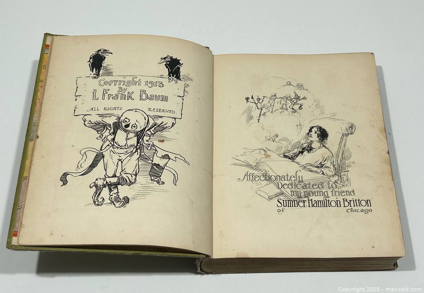 1913 The Patchwork Girl of Oz hardcover | Maxsold