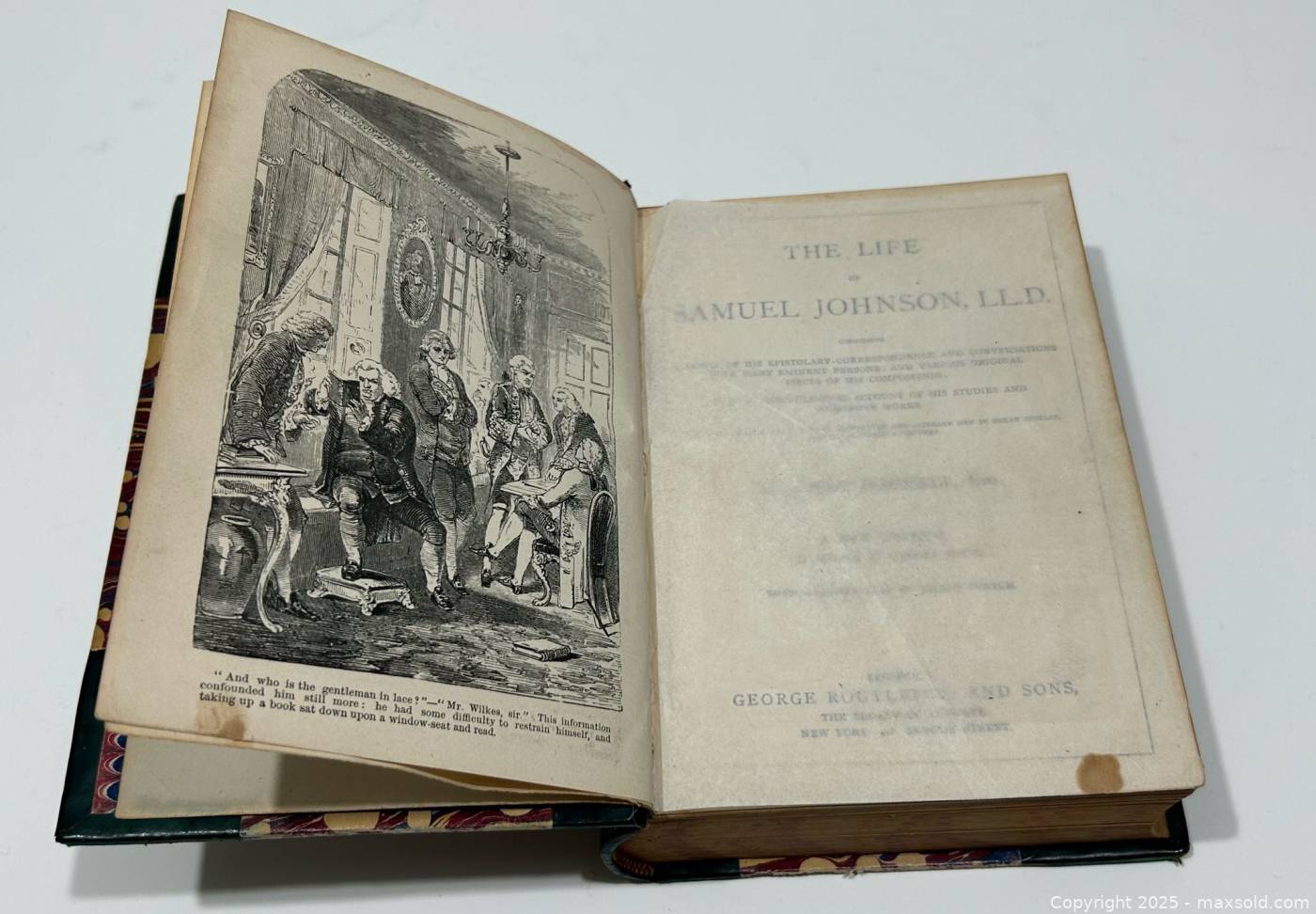 The Life of Samuel Johnson, LL.D. leather bound book | Maxsold