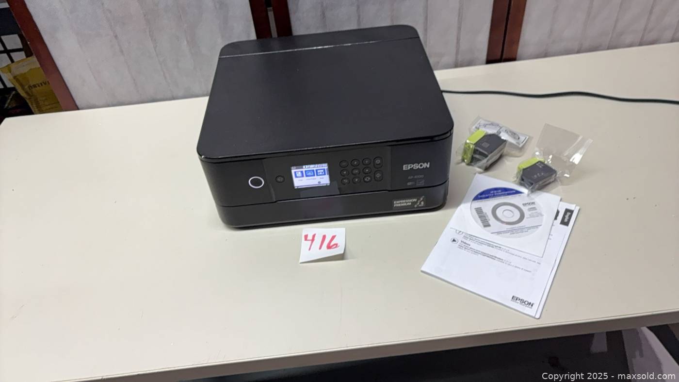Epson Expression Premium XP-6100 all-in-one inkjet printer with ink and ...