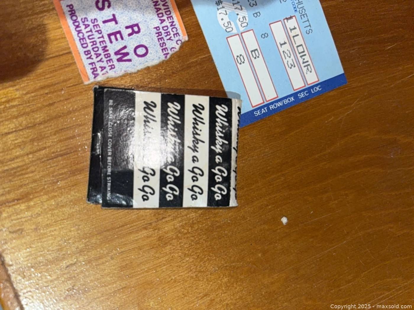 Vintage concert memorabilia lot with autographs | Maxsold