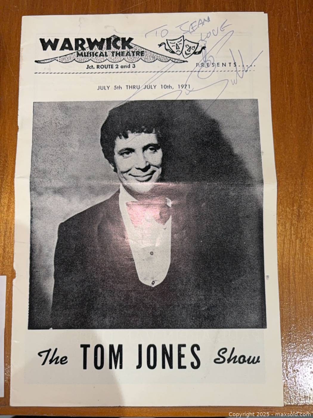 Vintage concert memorabilia lot with autographs | Maxsold