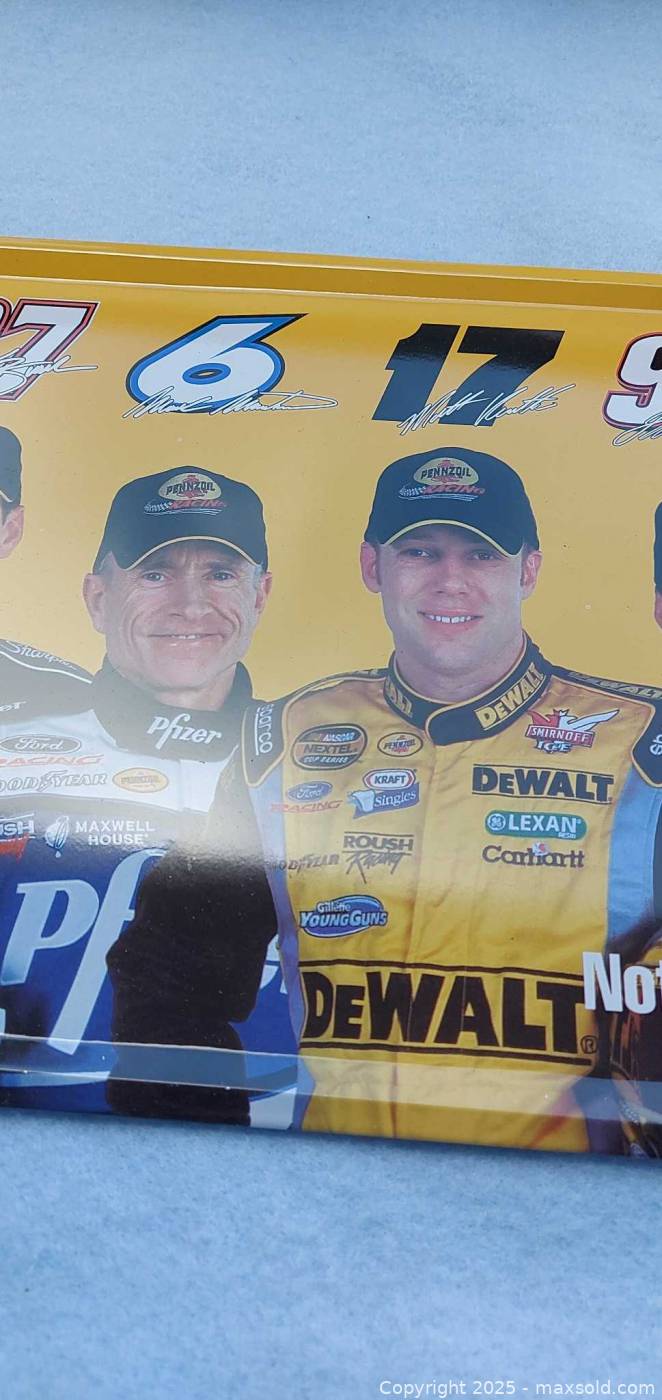 NASCAR Roush Racing tin sign 8" x 12" | Maxsold