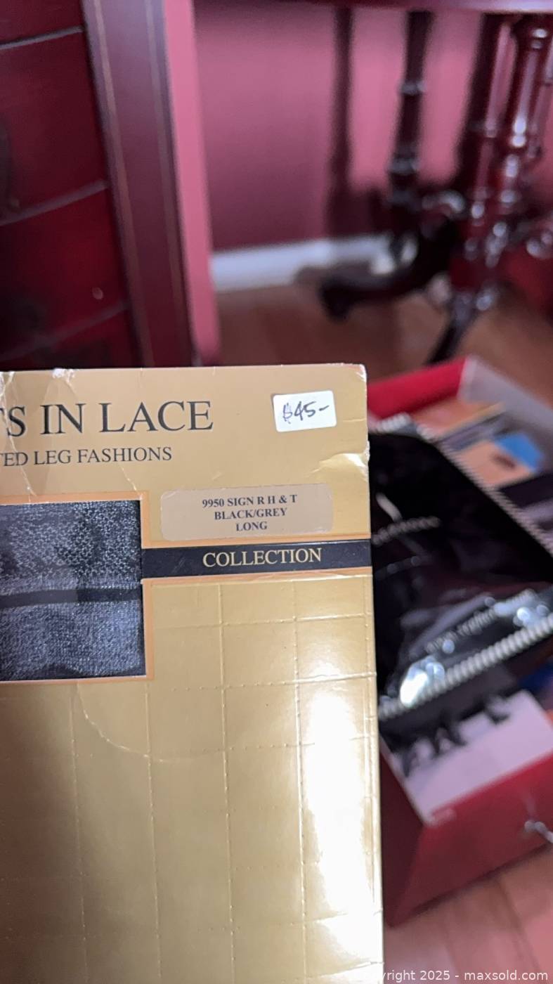 Secrets in Lace Classic Collection hosiery, size long, over 20 sealed ...