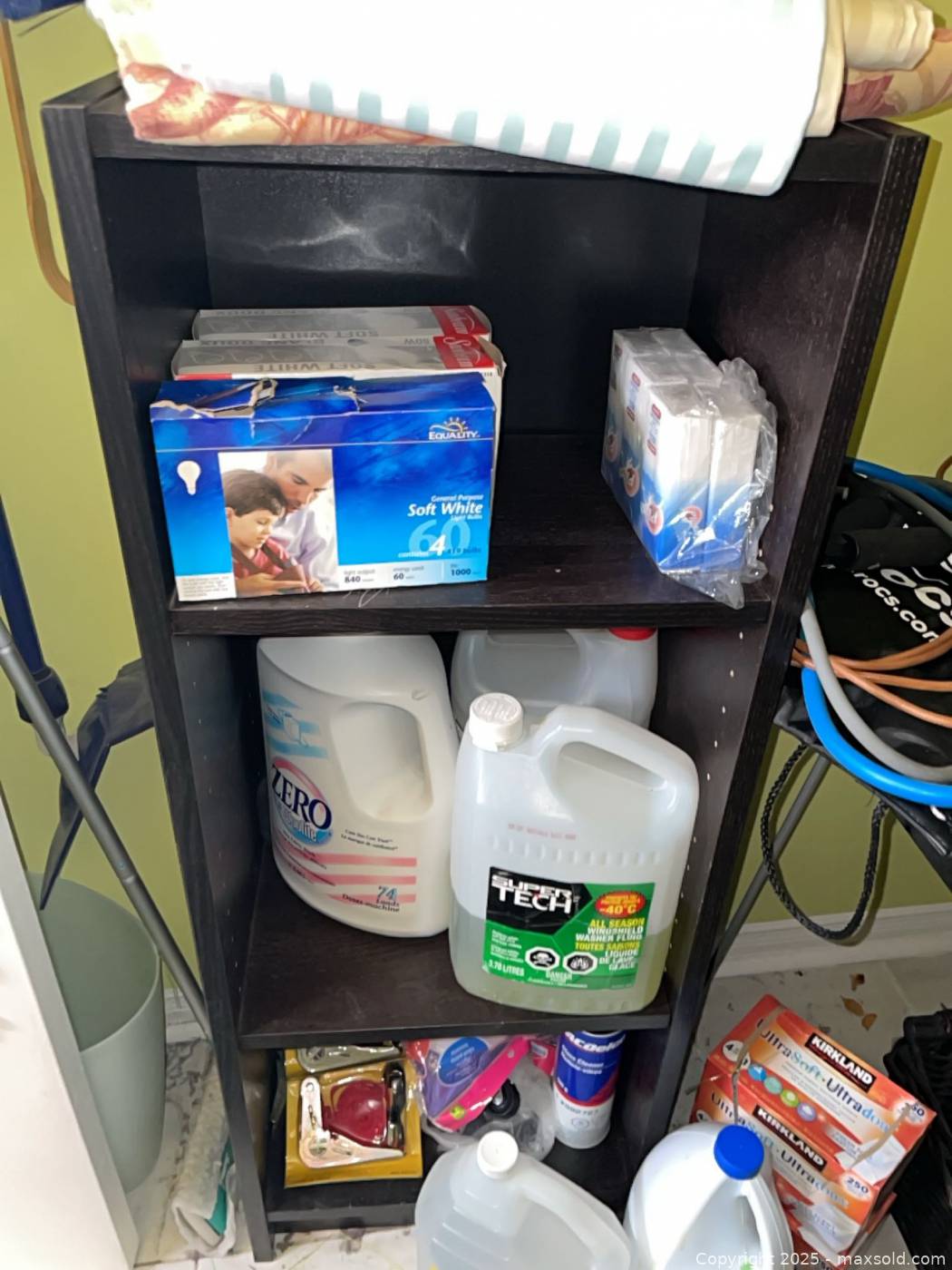 Two MDF shelves, 31x11x42 & 16x11x42 in | Maxsold