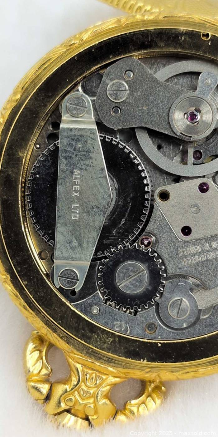 Lucerne 17-Jewel Gold-Tone Pocket Watch | Maxsold