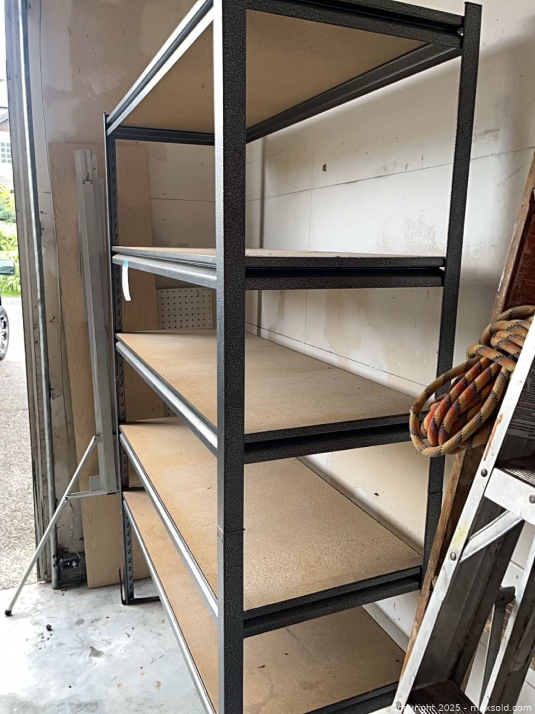 5-Shelf Metal Storage Rack | Maxsold