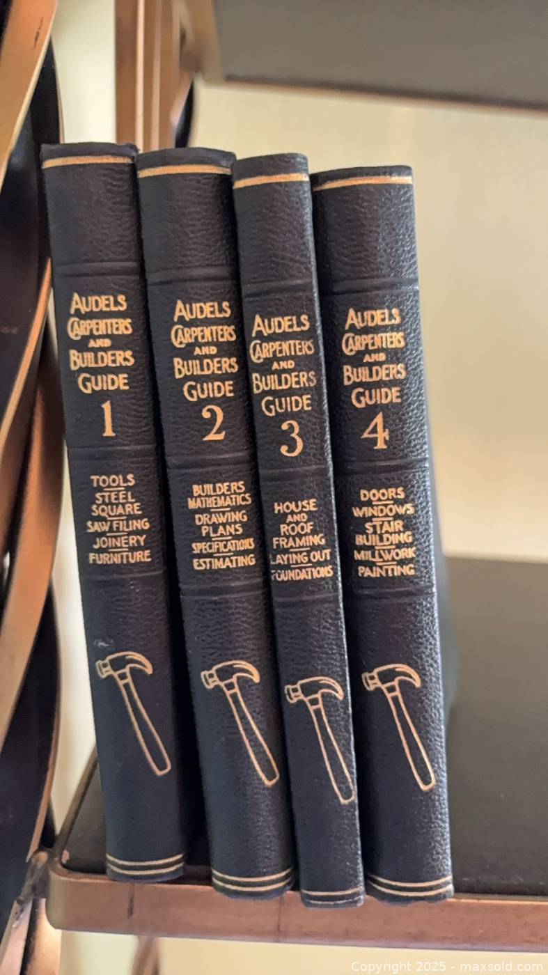 Audels Carpenters and Builders Guide 4-Volume Set 1936 | Maxsold
