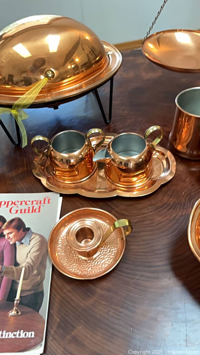 Coppercraft Guild copper household set | Maxsold