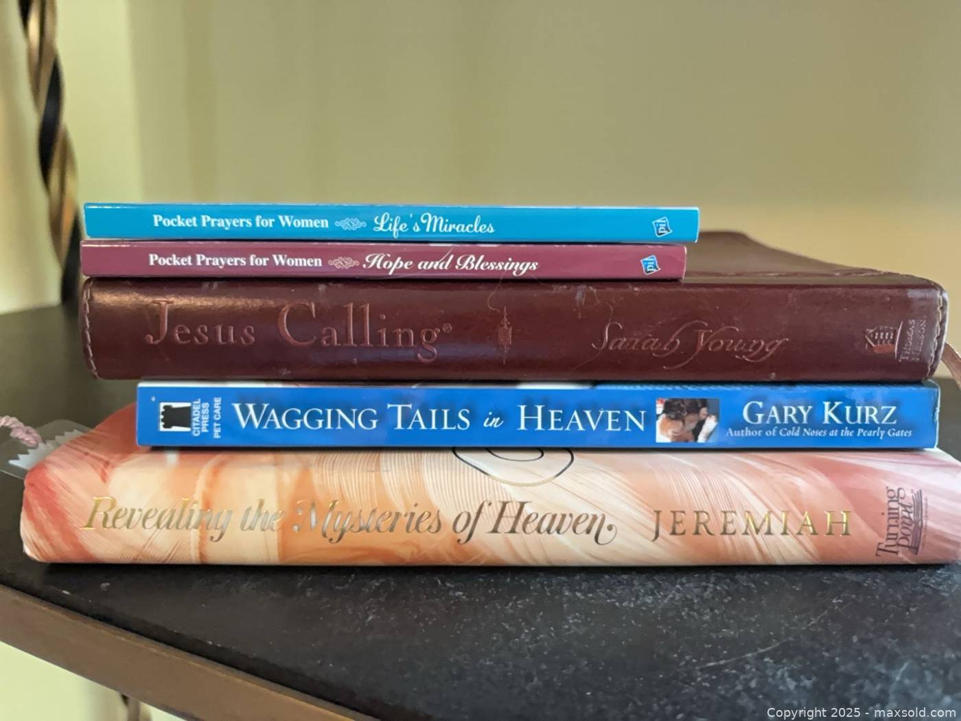 5 Christian Inspirational Books Mixed Formats | Maxsold