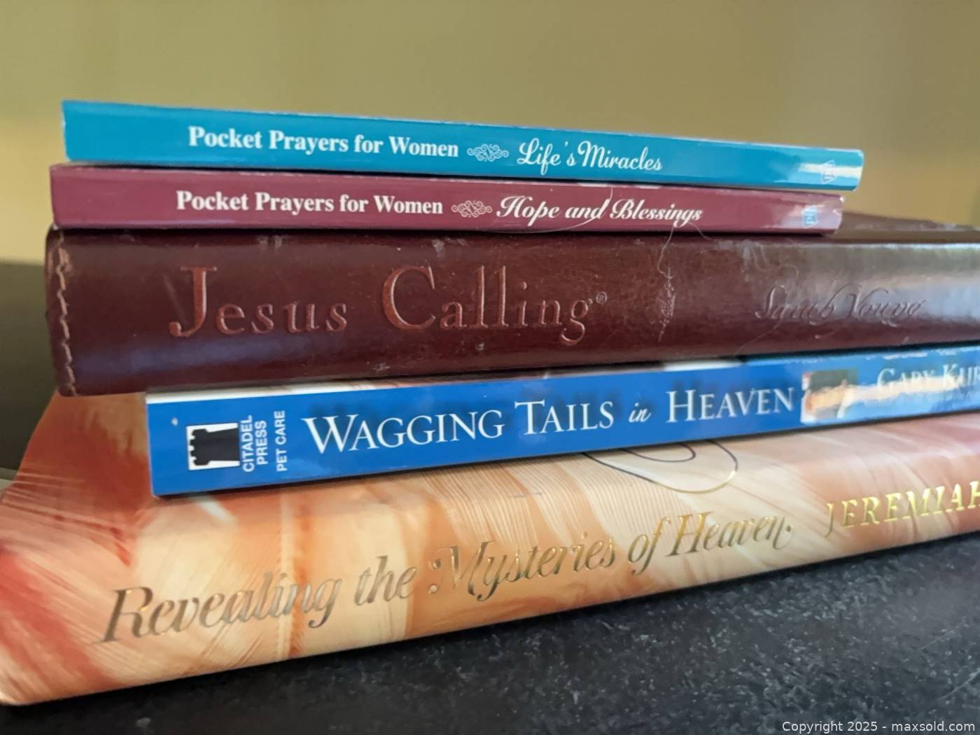 5 Christian Inspirational Books Mixed Formats | Maxsold