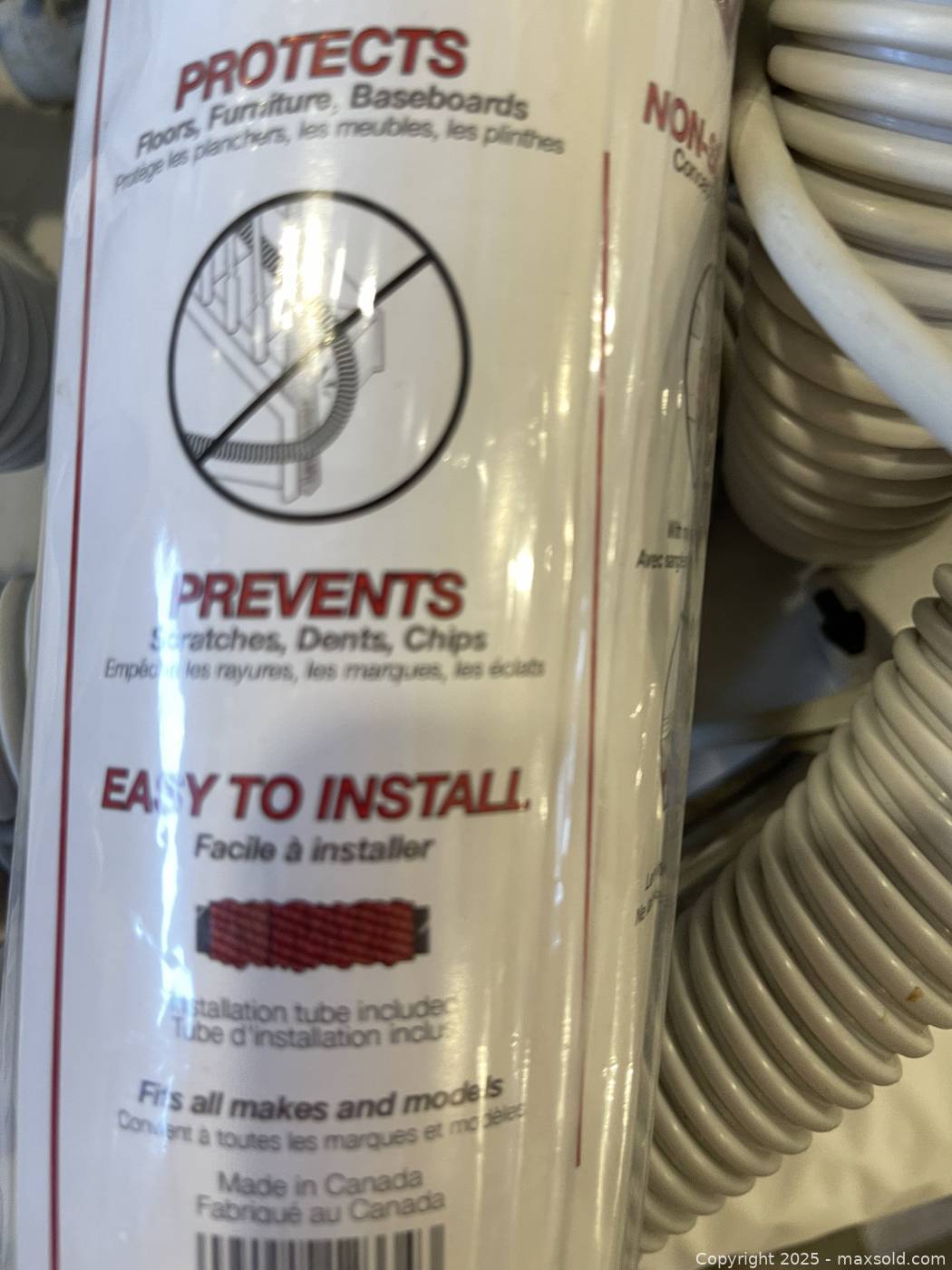In-house vacuum hose and hose cover | Maxsold