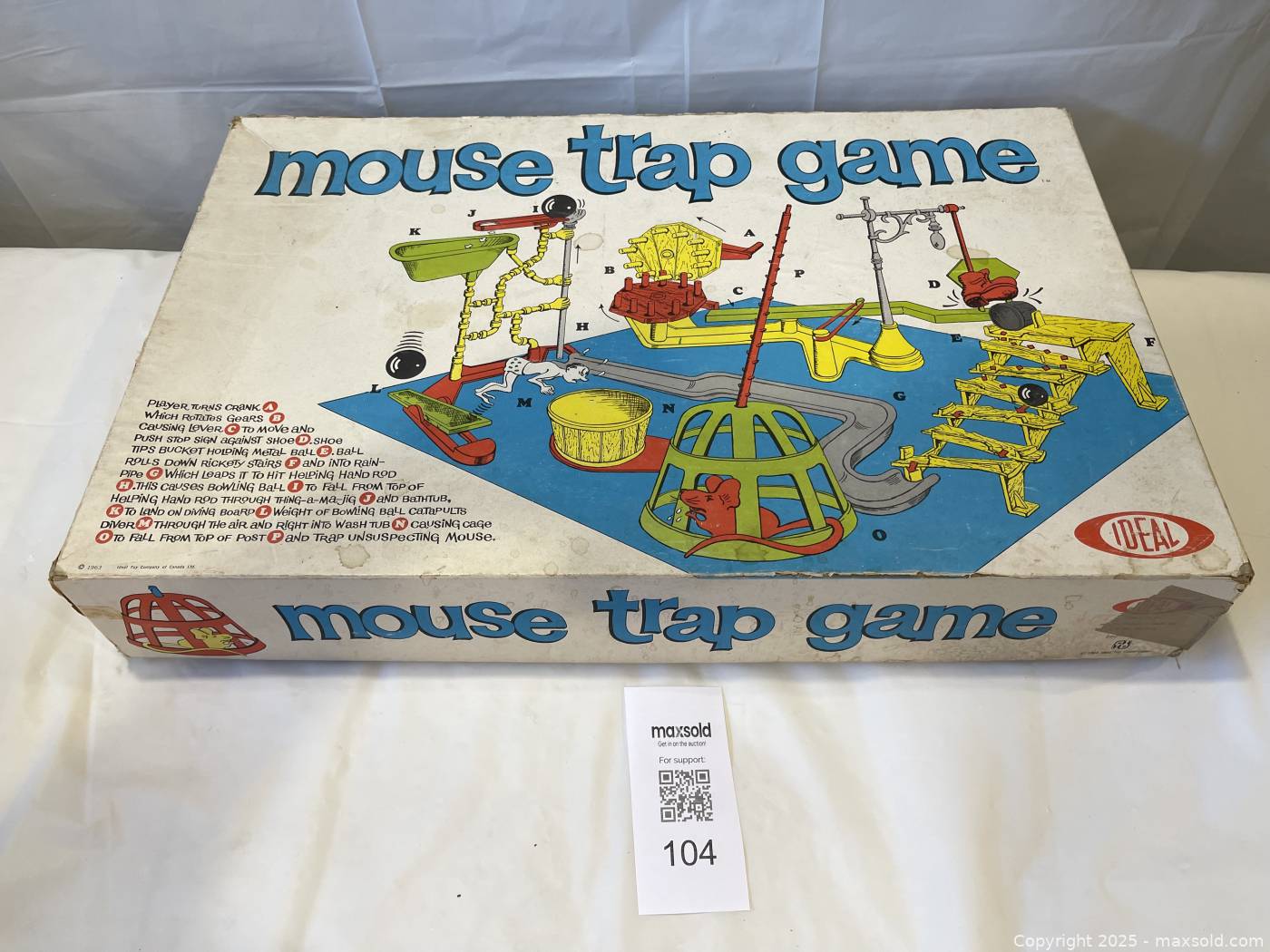 Vintage Ideal Mouse Trap board game | Maxsold