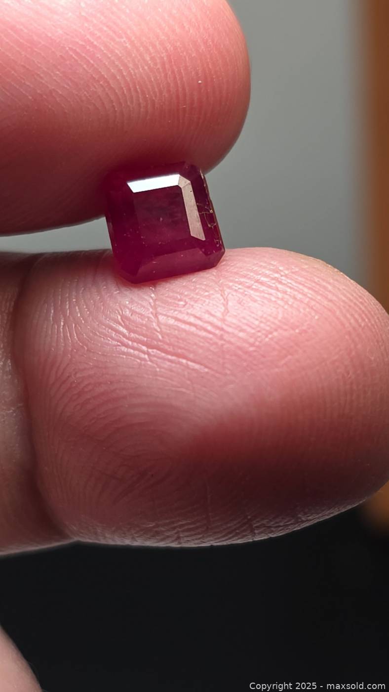 3.11ct Emerald-Cut Natural Ruby | Maxsold