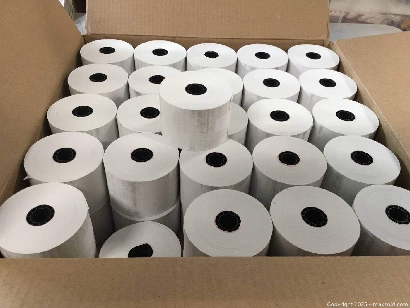 Case of 50 Thermal Cash Receipt Printer Rolls 2-1/4" x 350' | Maxsold