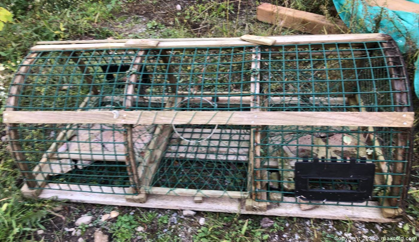 Vintage wooden lobster trap 46" x 22" | Maxsold
