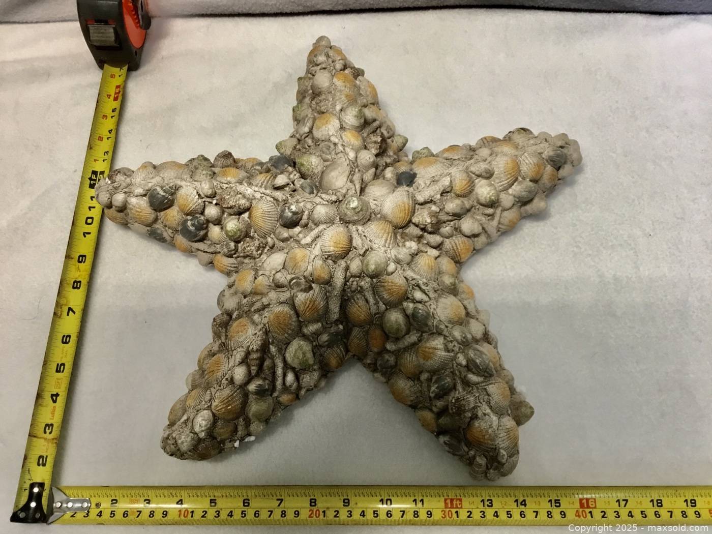 Concrete and resin starfish statue 16x18 in | Maxsold