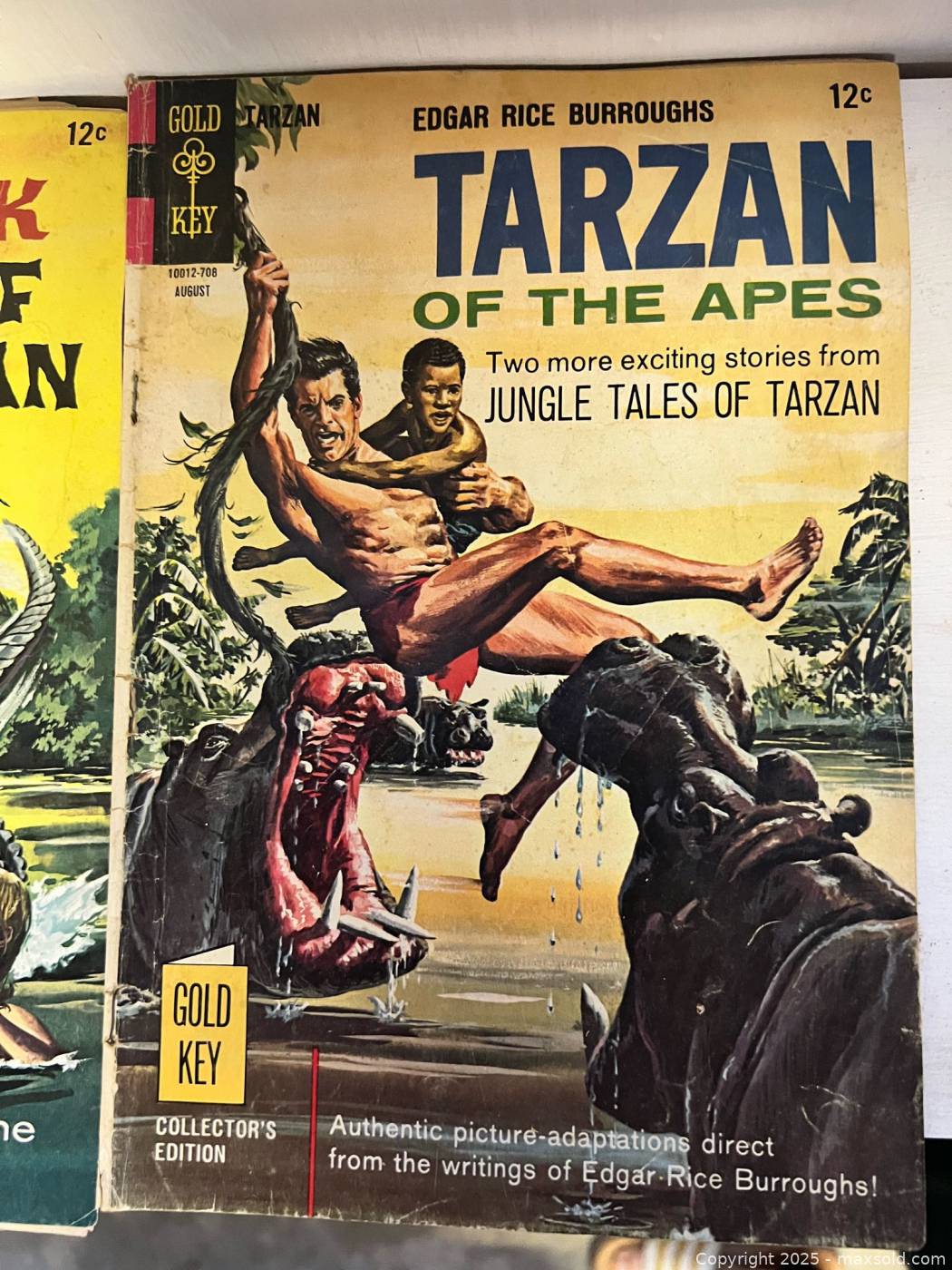 Gold Key Korak Son of Tarzan #20 & Tarzan of the Apes #170 Comic Books ...