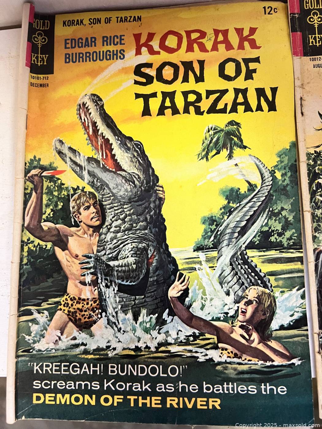Gold Key Korak Son of Tarzan #20 & Tarzan of the Apes #170 Comic Books ...