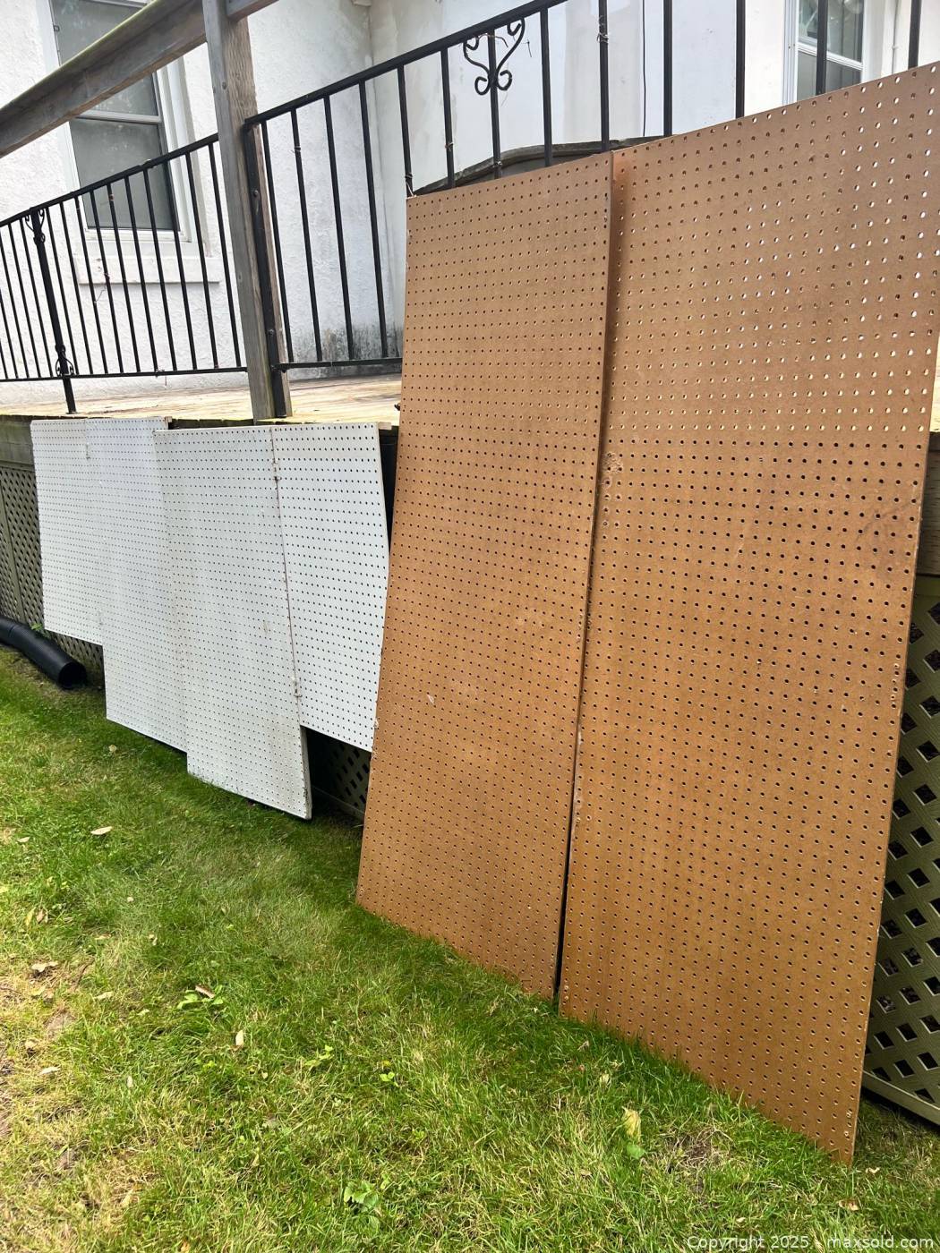 Hardboard Pegboard Panels And Hinged Sections | Maxsold