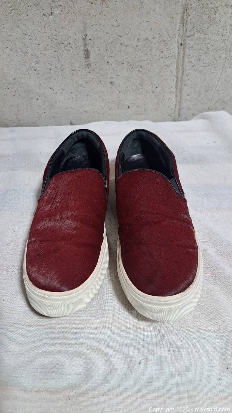 Celine men's calf hair slip-on sneakers US9 | Maxsold