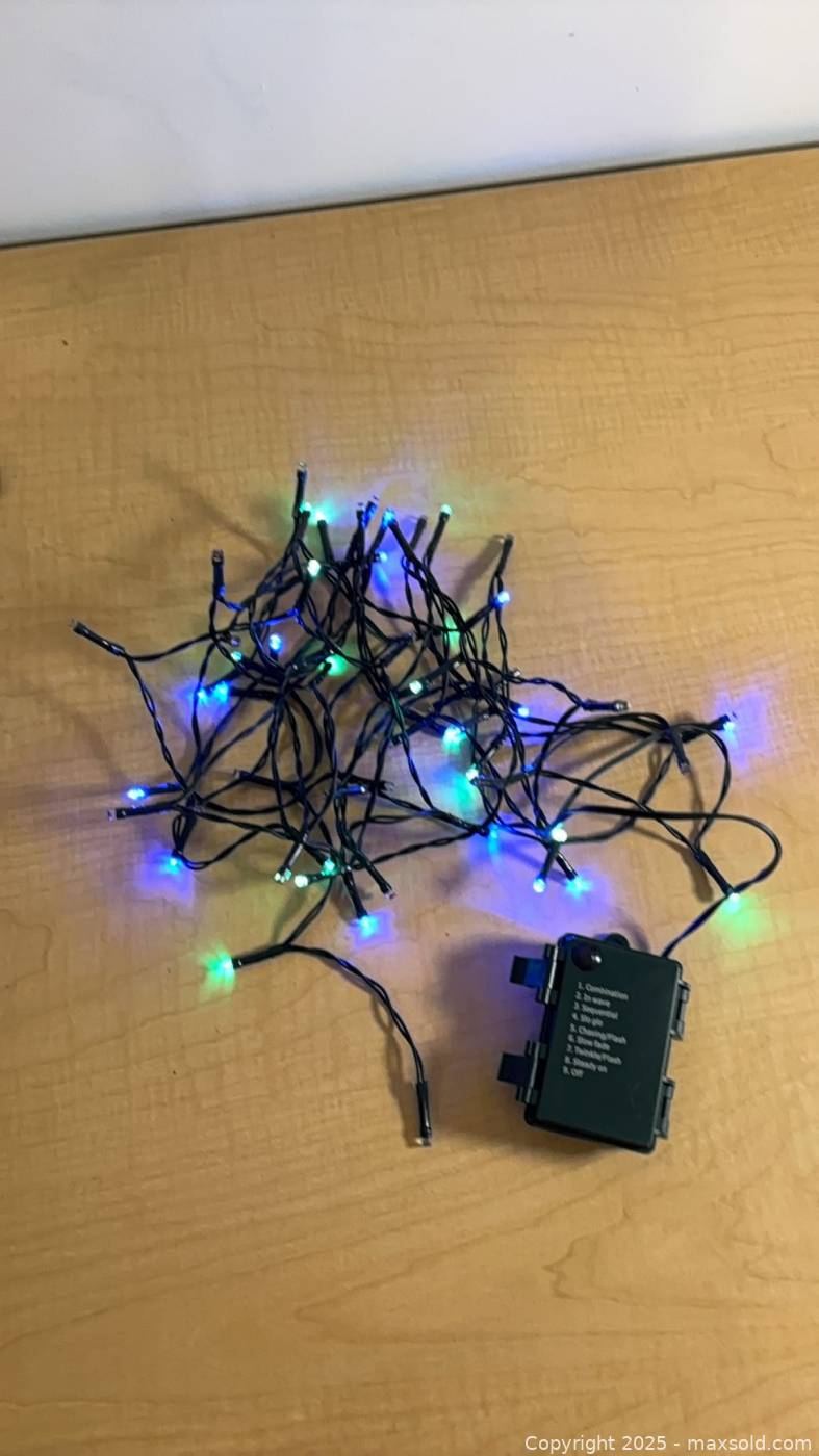 Multicolor LED Battery String Lights 200 | Maxsold