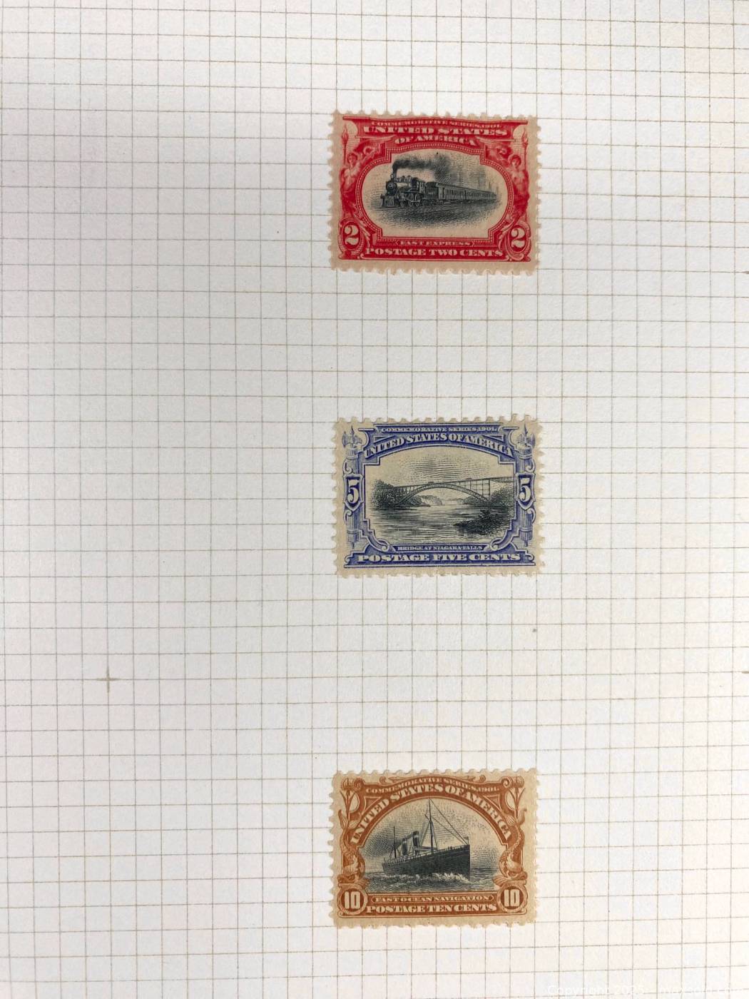 1901 US Pan-American Issue stamp set | Maxsold