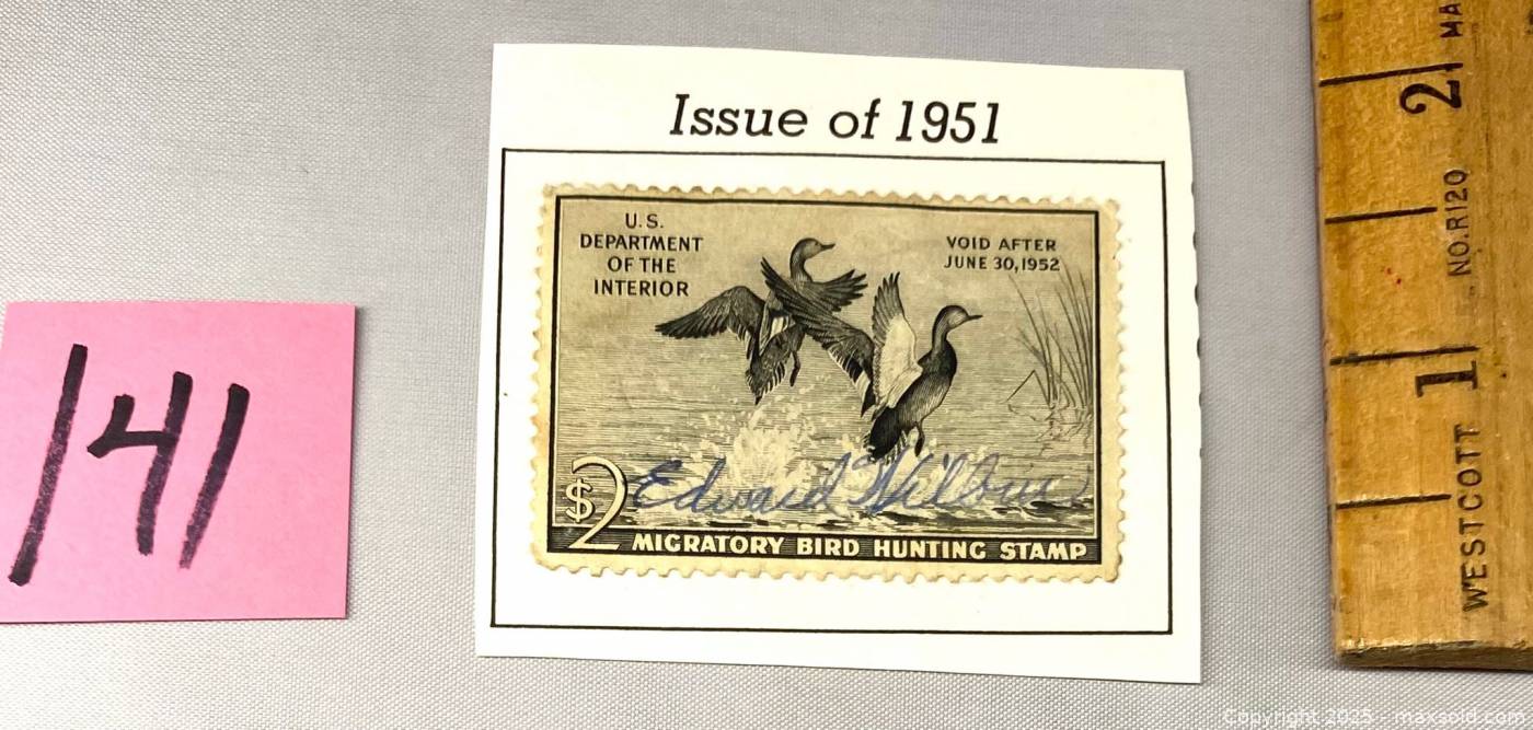 1951 Federal Duck Hunting Permit Stamp | Maxsold