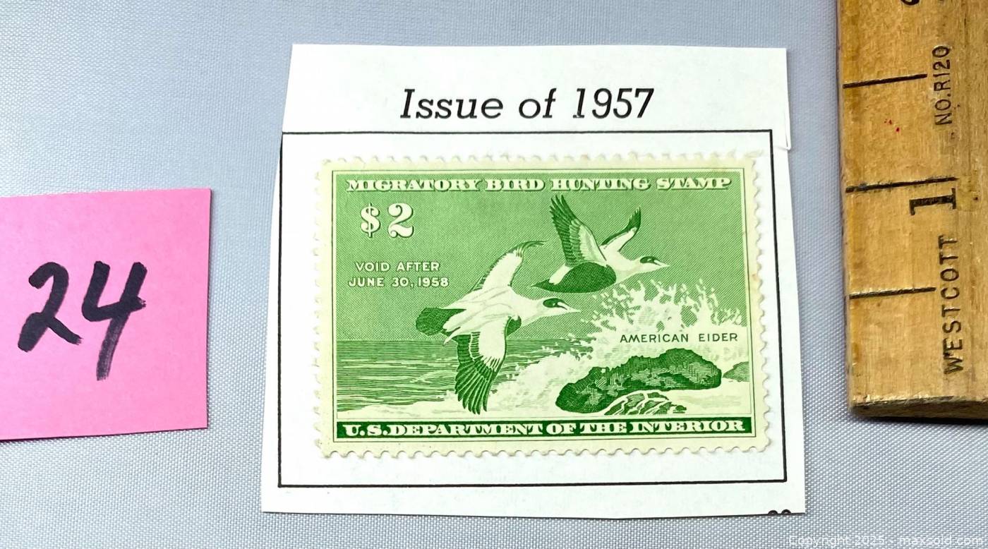 1957 $2 Migratory Bird Hunting Stamp | Maxsold