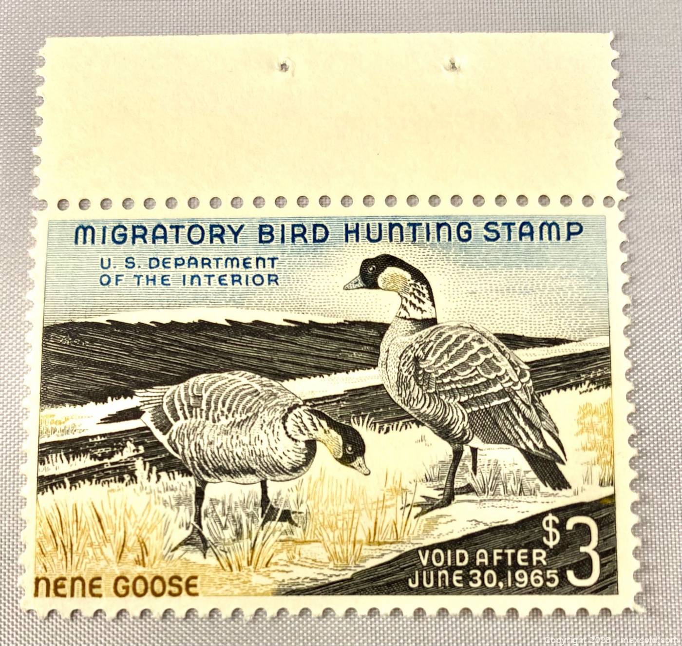 1964 $3 Migratory Bird Hunting Stamp | Maxsold
