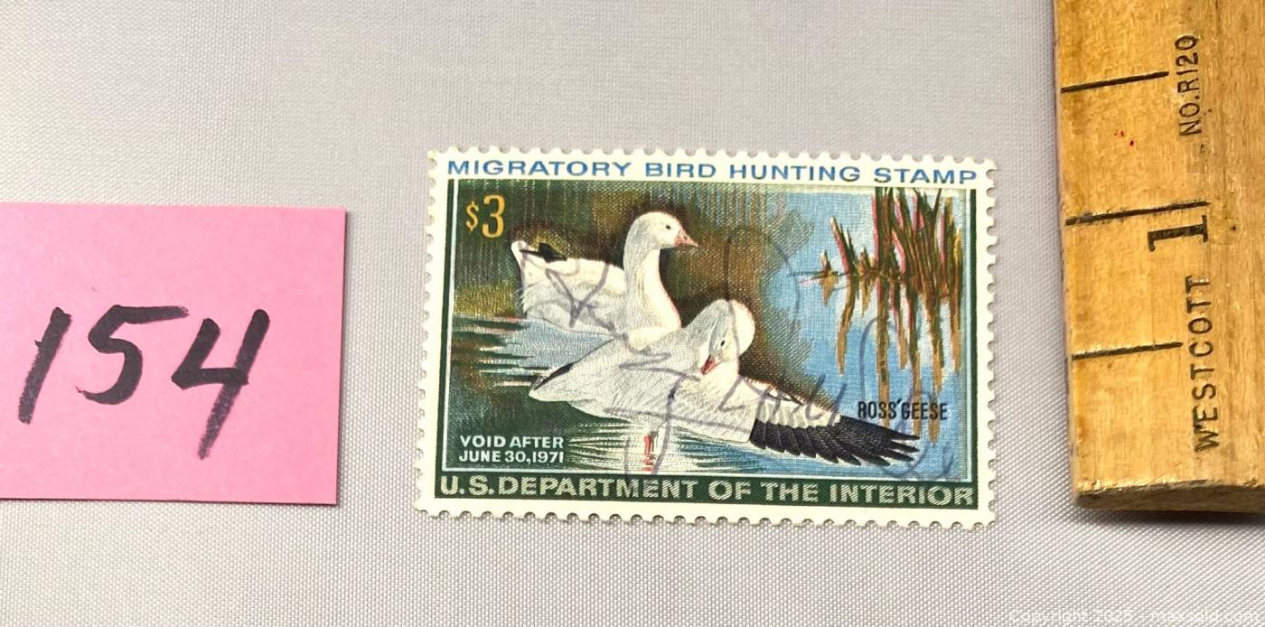 1970 $3 Migratory Bird Hunting Stamp | Maxsold