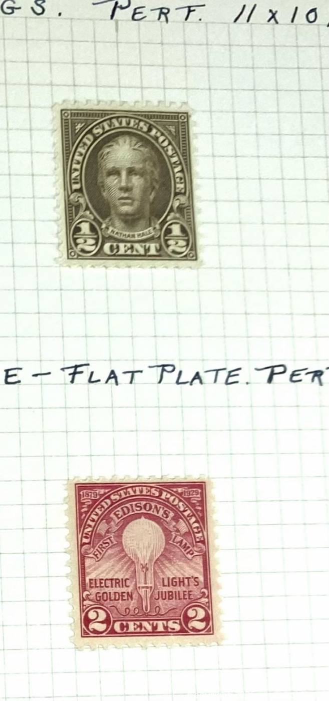 US 2¢ Rotary Press & Edison Commemorative Stamps Sheet | Maxsold
