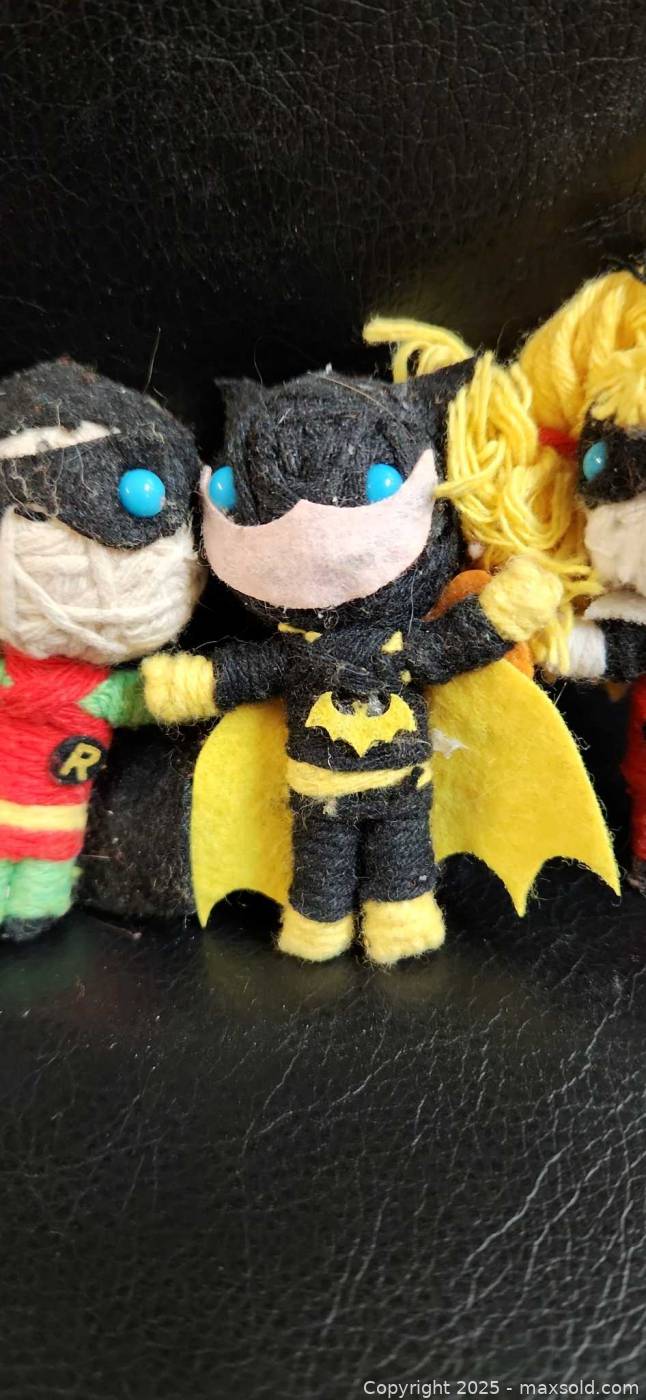 Handmade Batman String/Yarn Dolls | Maxsold