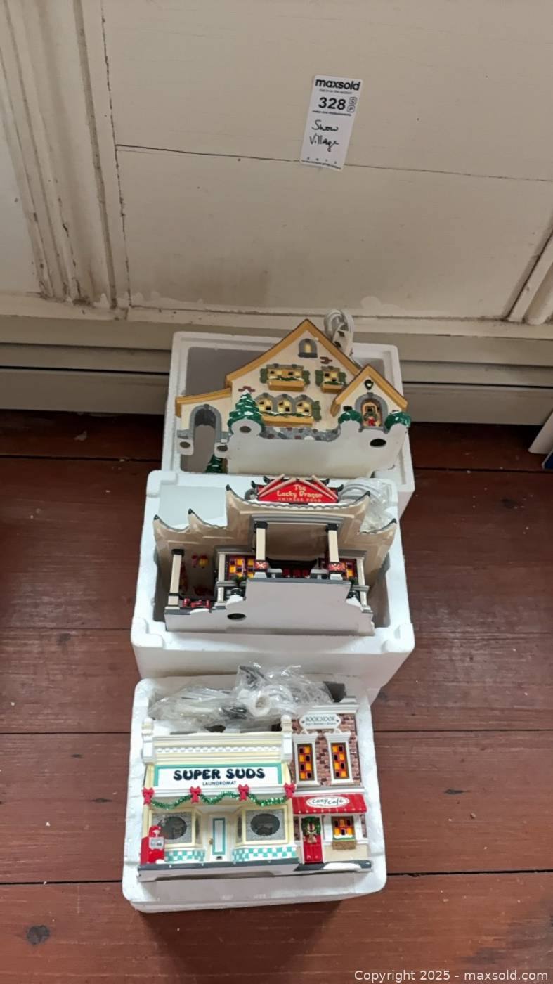 Department 56 Snow Village Buildings | Maxsold