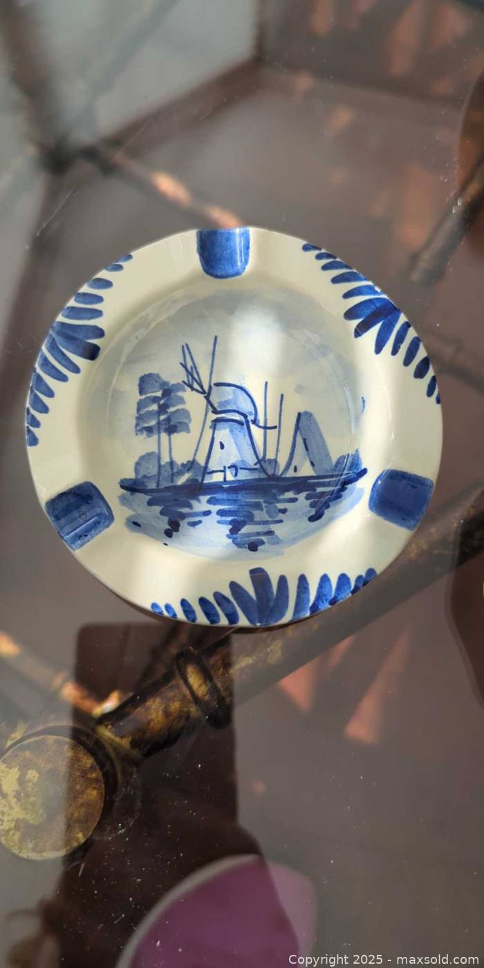 Hand-Painted Delft Blue Porcelain Set | Maxsold