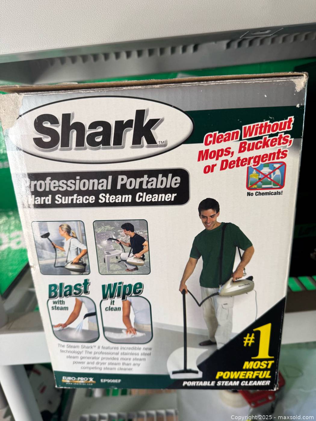 Shark Ultra SteamShark II steam cleaner EP908EF | Maxsold