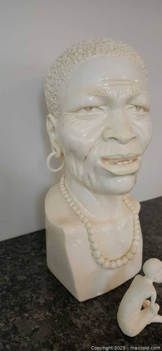 Signed A. Dube Portrait Bust Sculpture | Maxsold