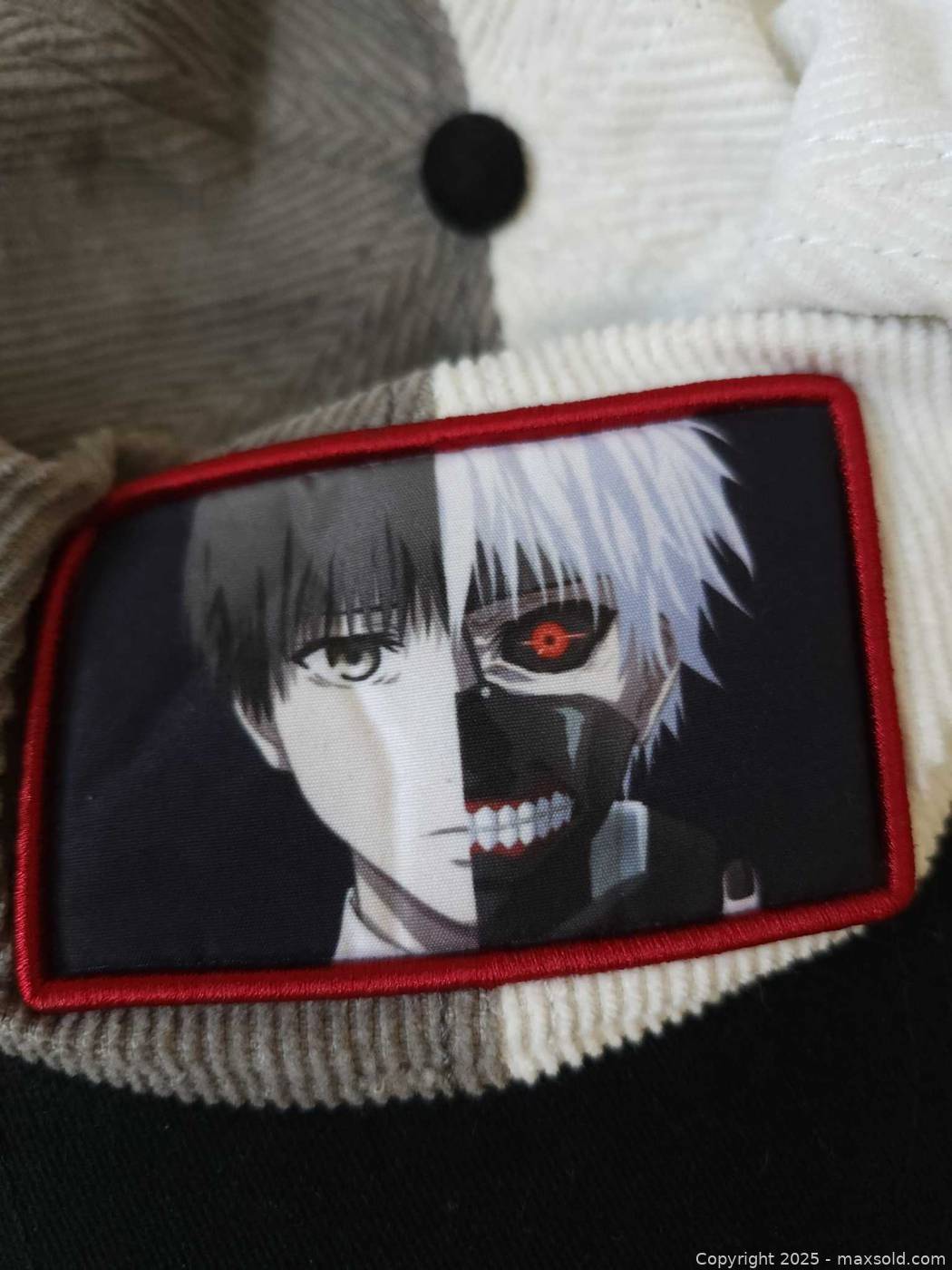 Tokyo Ghoul corduroy baseball cap Ken Kaneki | Maxsold