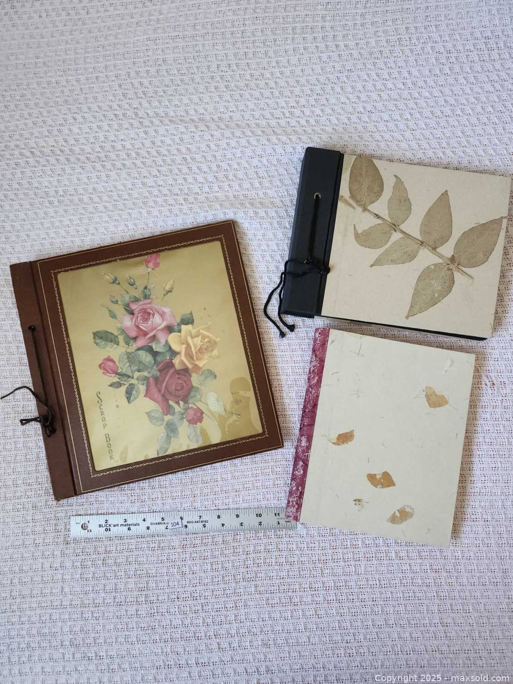 Vintage scrapbook and handmade paper pads | Maxsold