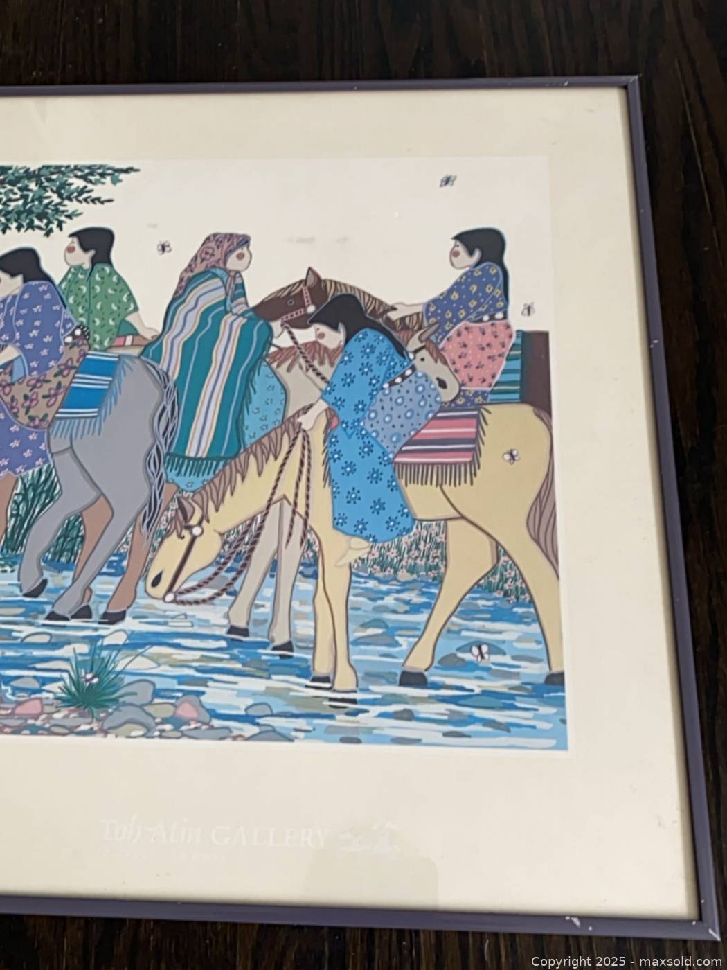 Virginia A. Stroud signed framed gallery print poster | Maxsold